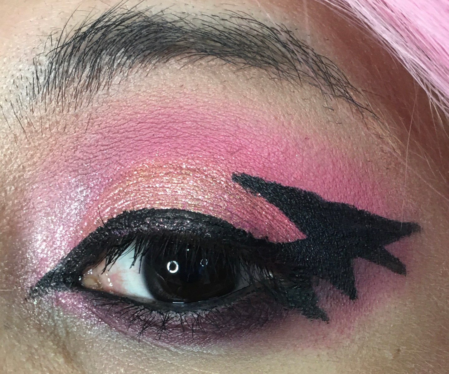 Blonde and pink hair ! Plus Fruit Bat 🦇 eye look – The Olive Unicorn ...