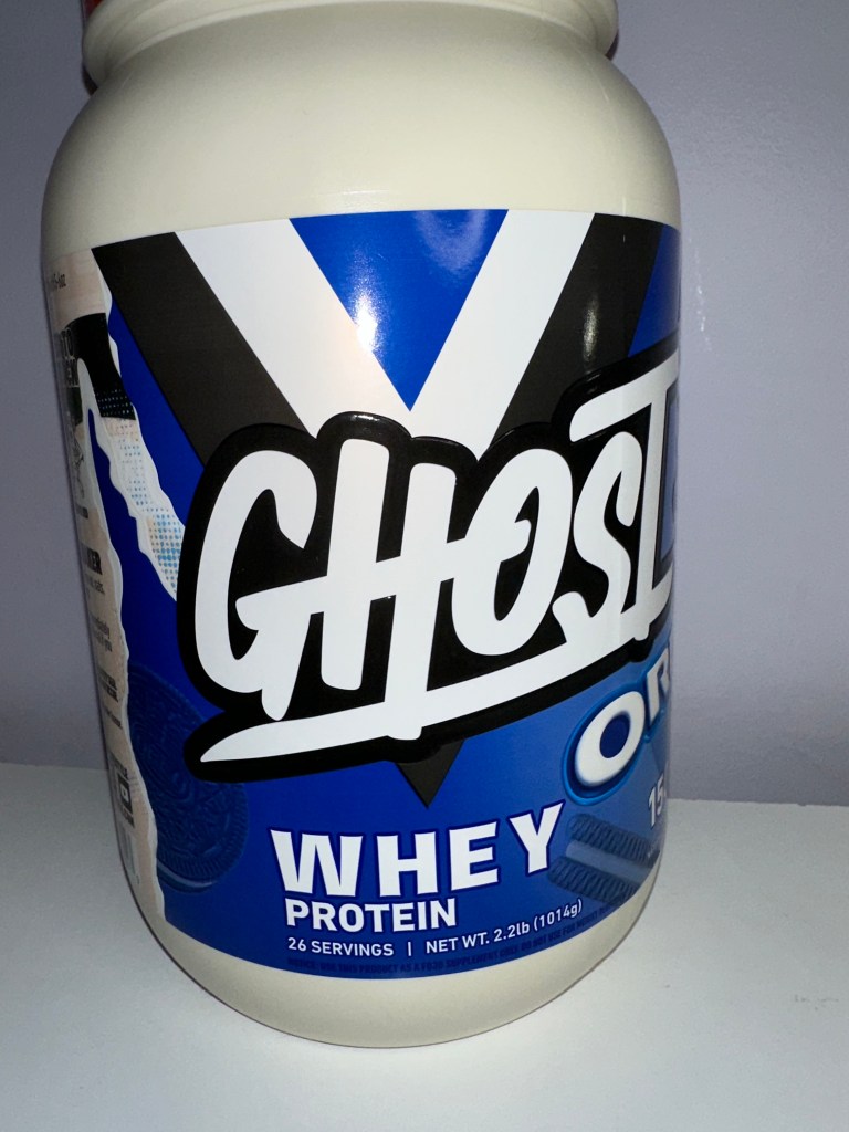 Ghost whey protein In oreo flavor review – The Olive Unicorn Beauty Review
